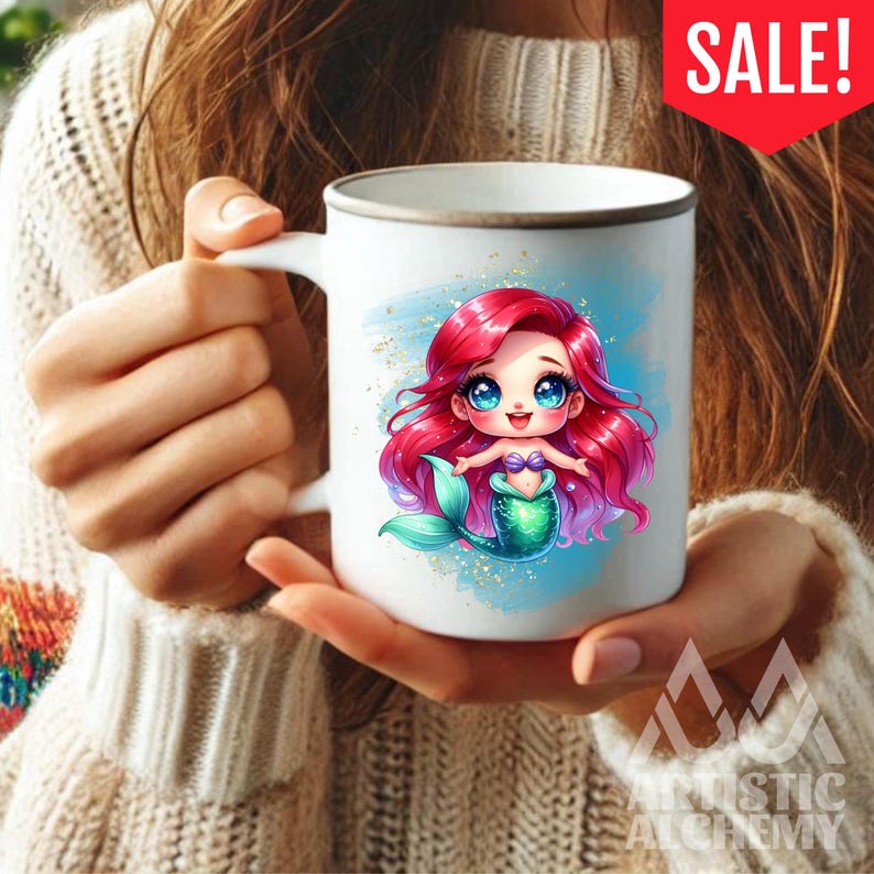 Little Mermaid PNG Clipart, Princess Ariel Png, Cute Princess Ariel ...