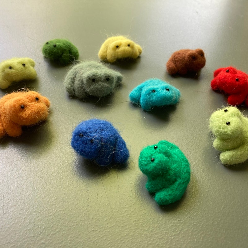 Needle Felt Frog - Etsy