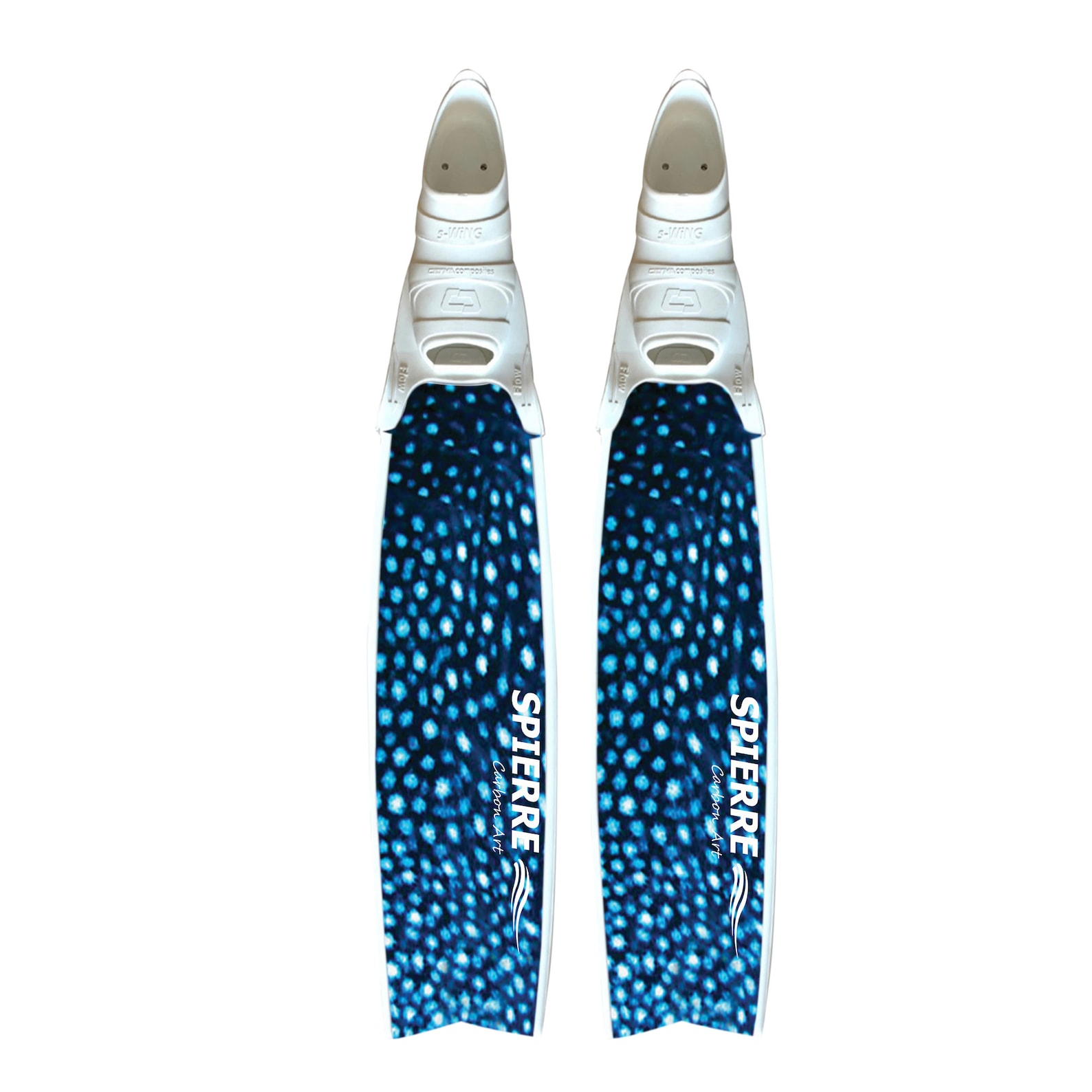 Carbon Fiber Art - Whale Shark Design Fin Blades - Apnea Range ...