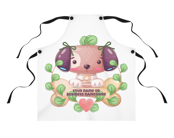 Custom Apron for Dog Groomer Personalized Apron for Dog Grooming Apron ...