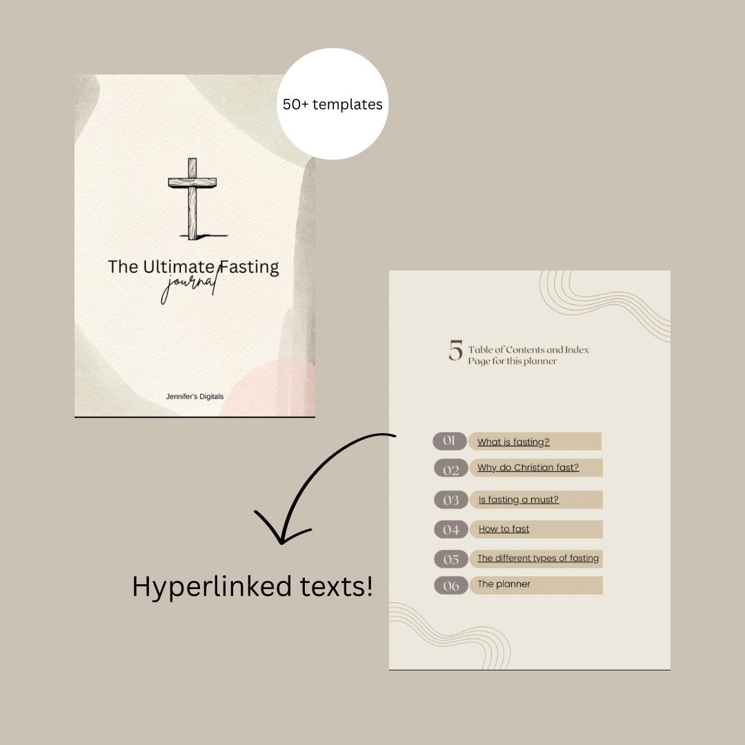 Fasting Journal and Planner for Christians. Daniel Fast, Esther Fast ...