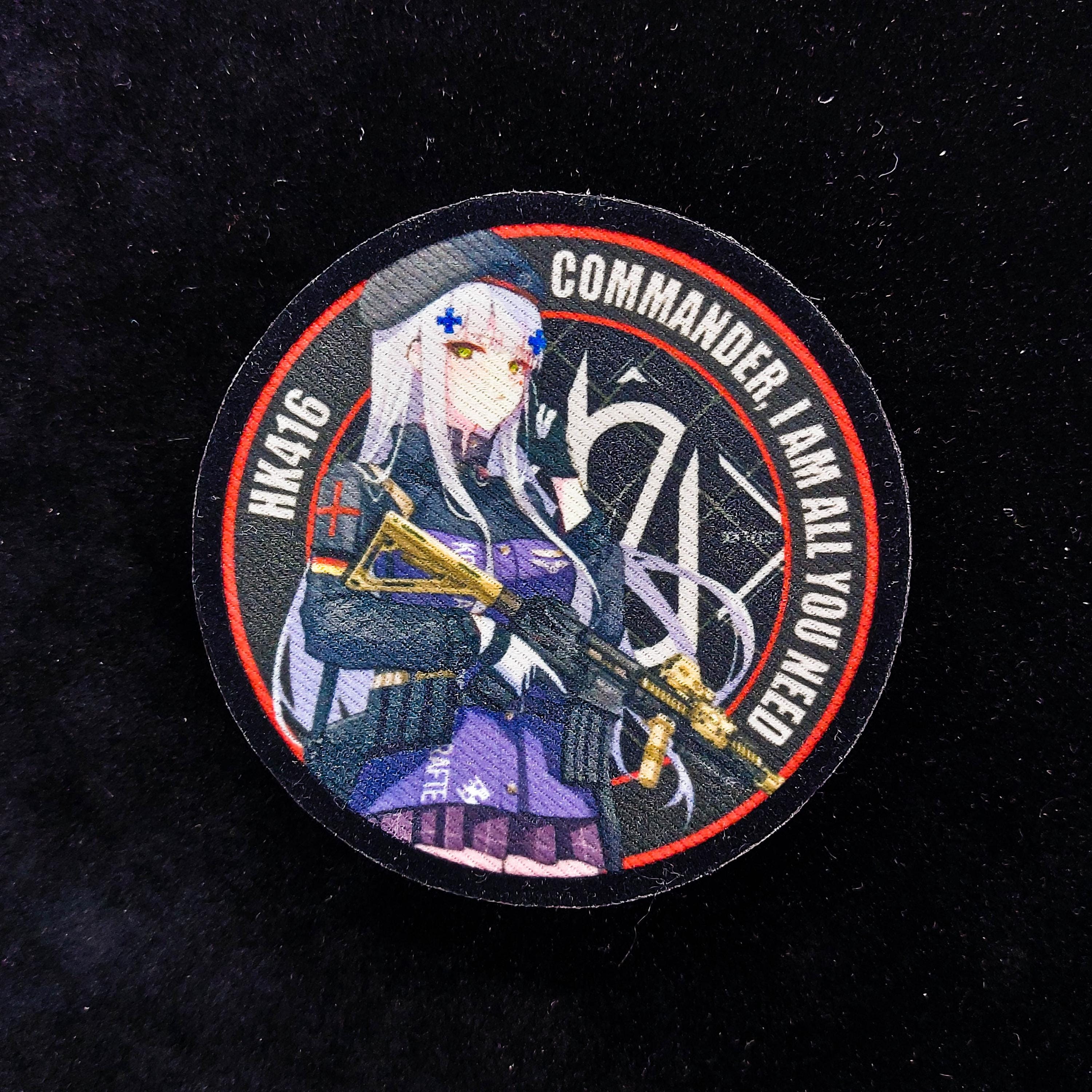 Girls' Frontline HK416 by Shigure_s L Military Morale Anime Patch L - Etsy