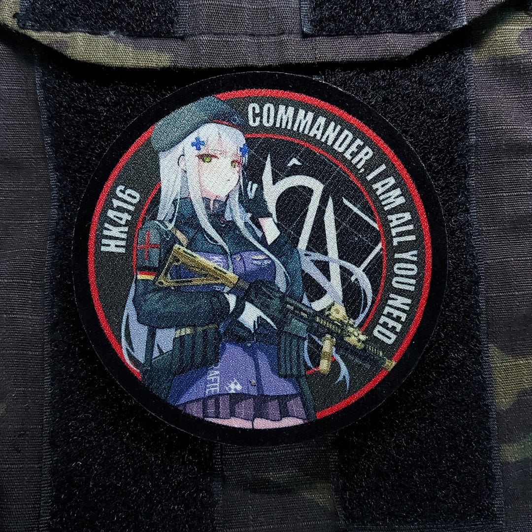 Girls' Frontline HK416 by Shigure_s L Military Morale Anime Patch L - Etsy