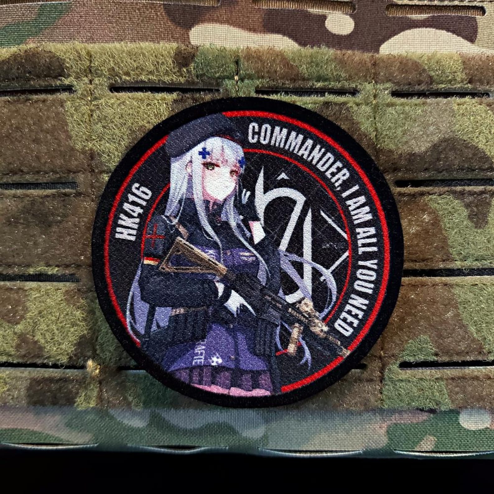 Girls' Frontline HK416 [by Shigure_s] L Military Morale Anime Patch L ...