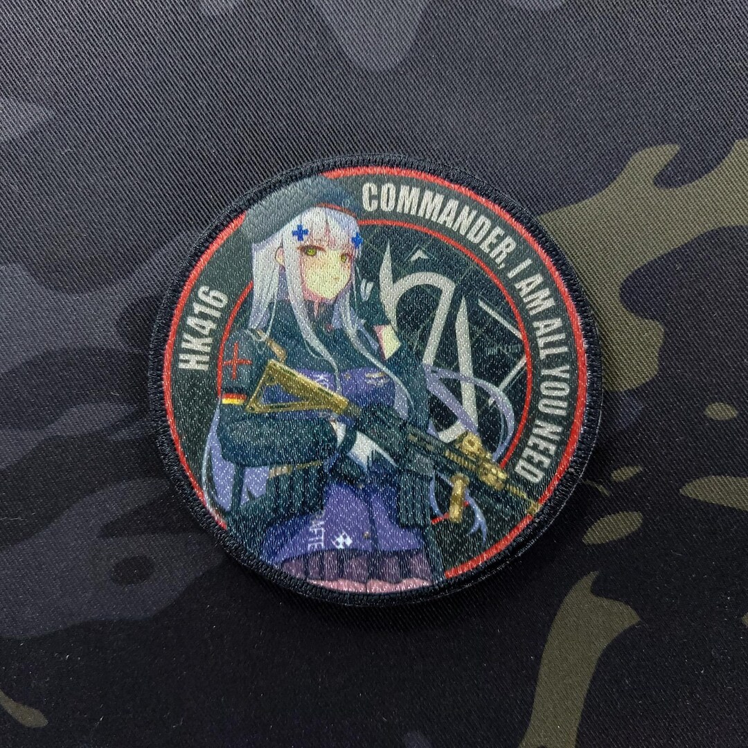 Girls' Frontline HK416 by Shigure_s L Military Morale Anime Patch L - Etsy