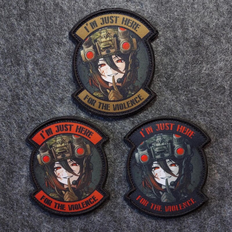 Anime Girl Tactical Patch - Etsy