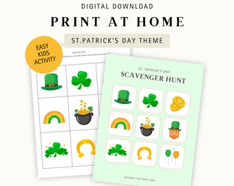 St. Patricks Day Scavenger Hunt - Etsy