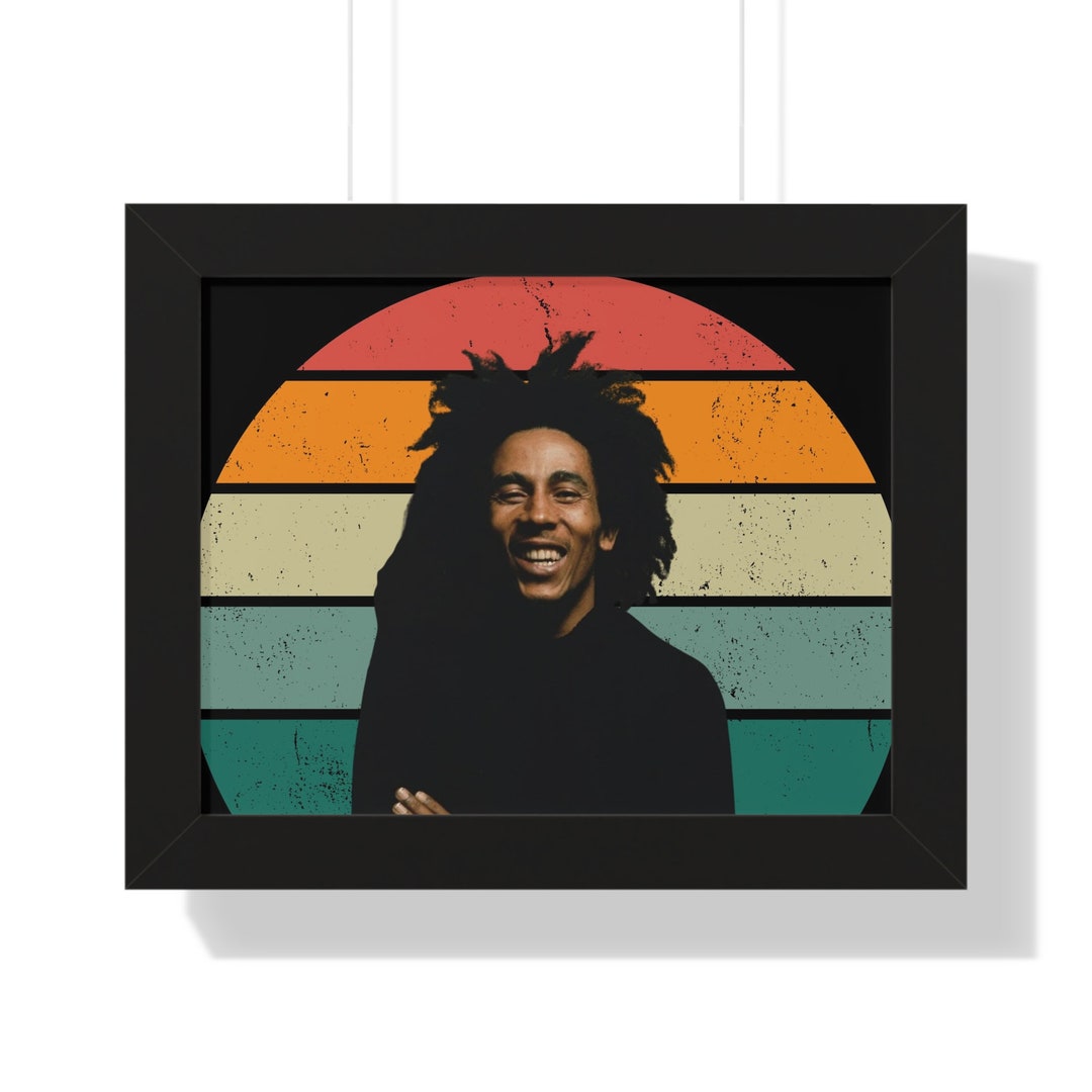 Bob Marley Framed Horizontal Poster - Etsy