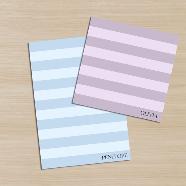 Initial Desk Notepad - Etsy