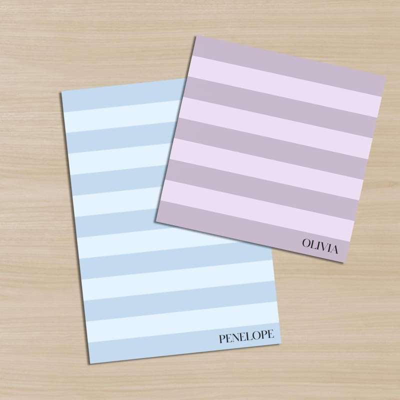 Initial Desk Notepad - Etsy