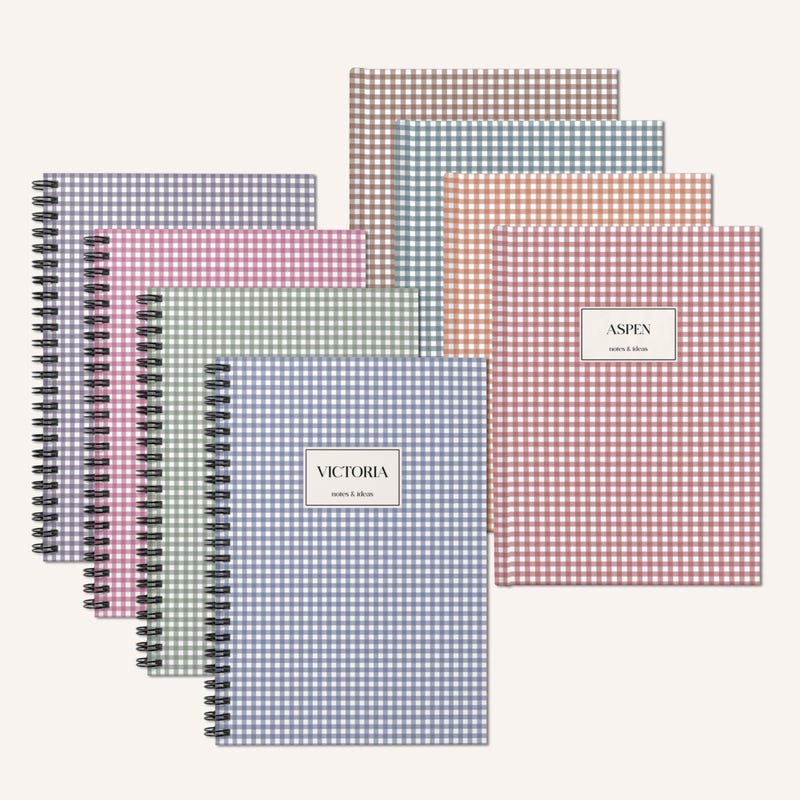 Preppy Notebook - Etsy