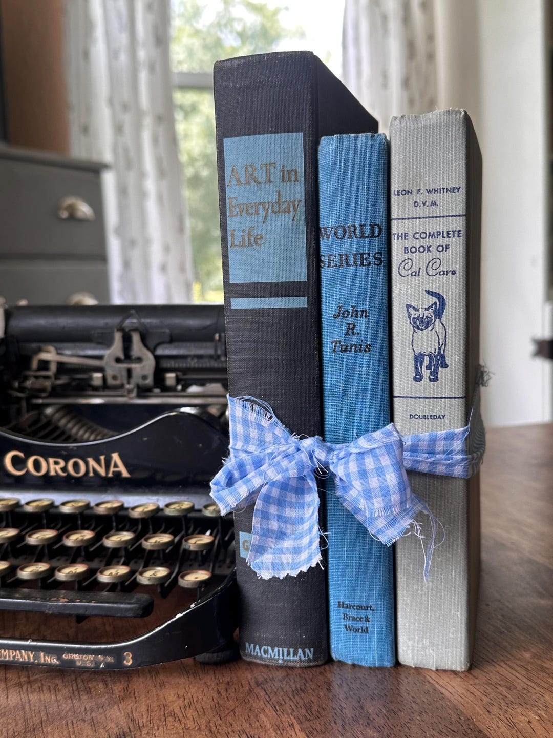 Vintage Book Bundle of Books Blue Hardcover Books for Decoration - Etsy