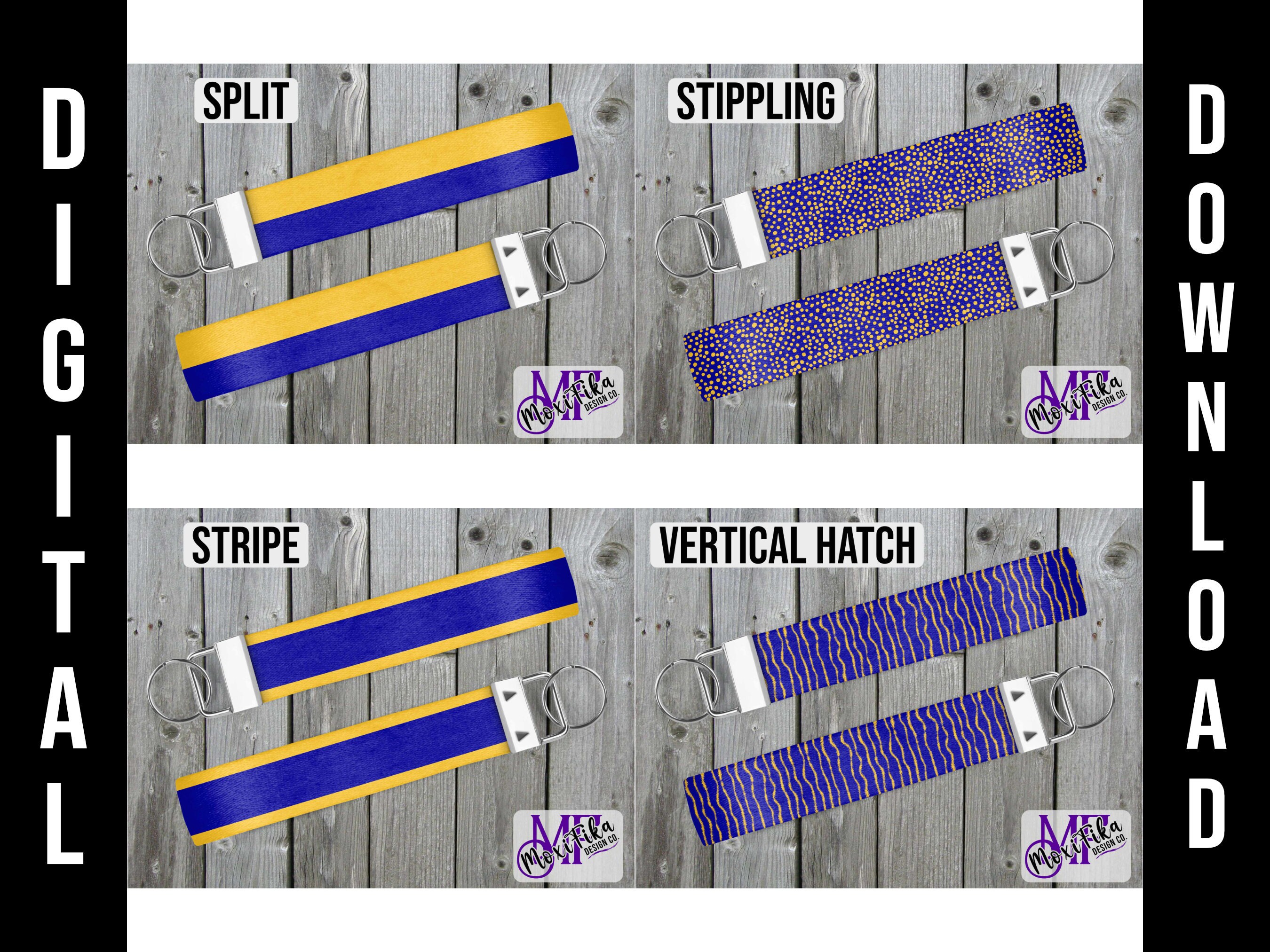 Royal Blue and Gold Backgrounds for Sublimation of Keychain Wristlets ...