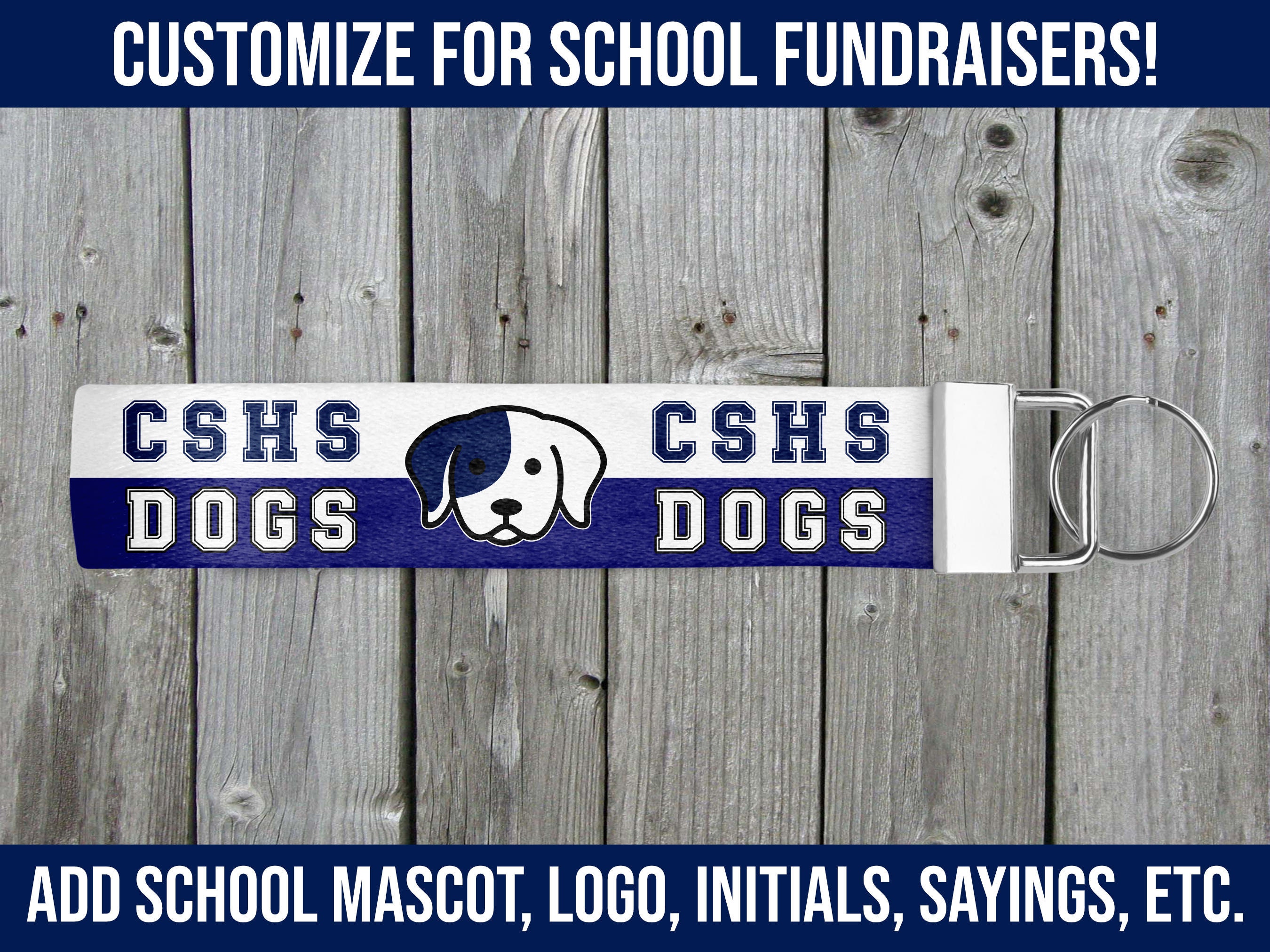 Navy and White Backgrounds for Sublimation of Keychain Wristlets ...