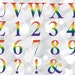 Rainbow Pride Flag Alphabet Set Rainbow Letters Clipart Gay Pride Flag ...
