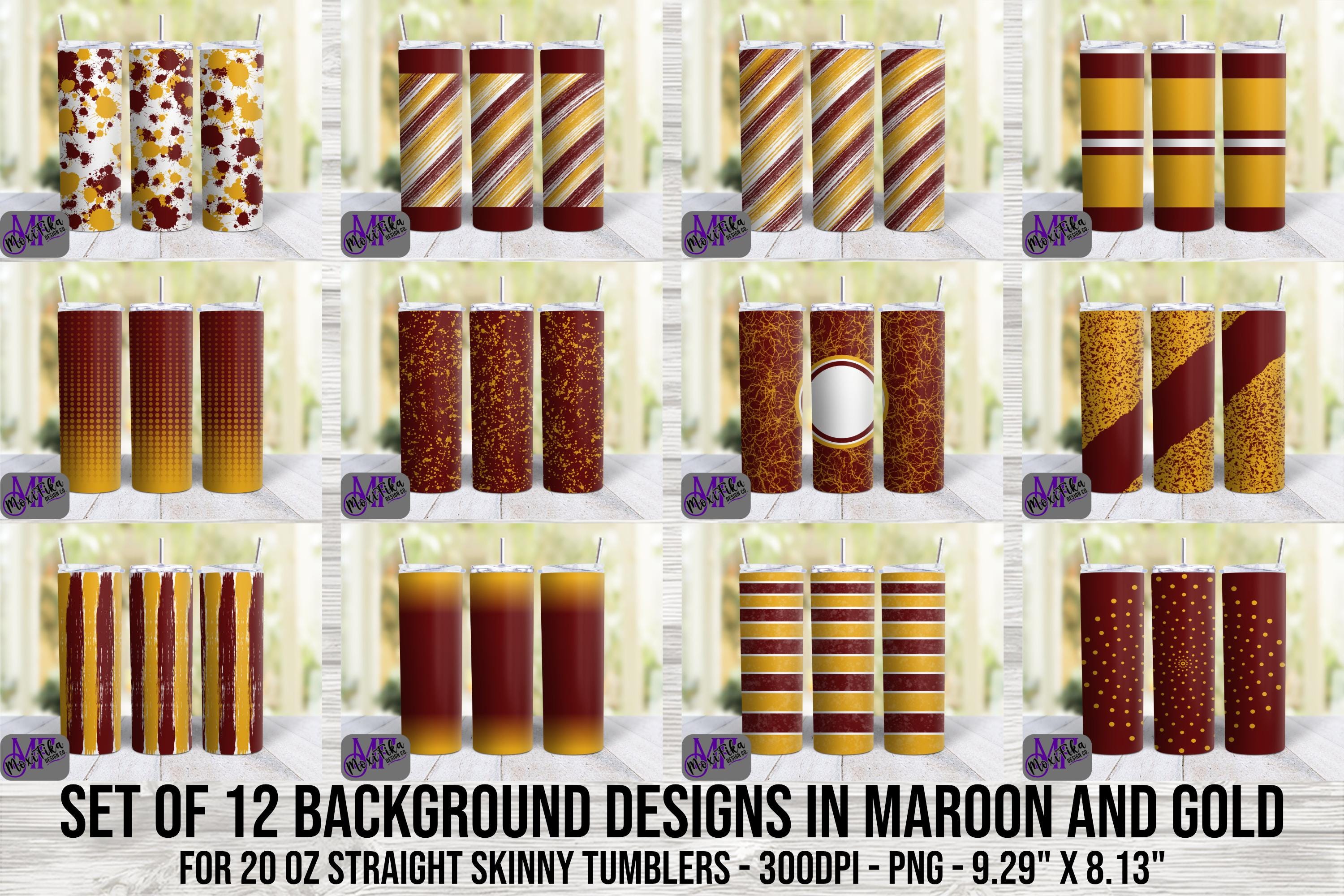 Maroon and Gold Backgrounds for Sublimation of Tumblers - School ...