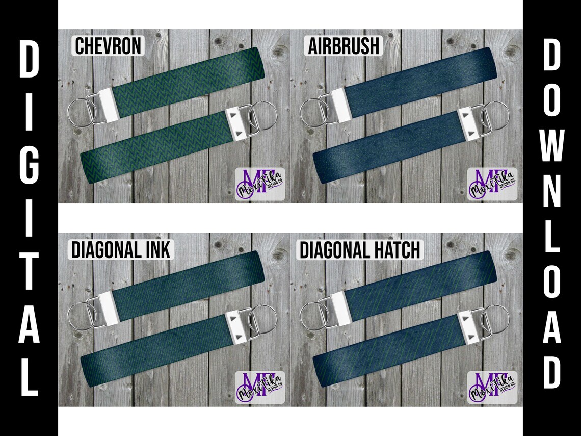 Green and Navy Backgrounds for Sublimation of Keychain Wristlets ...