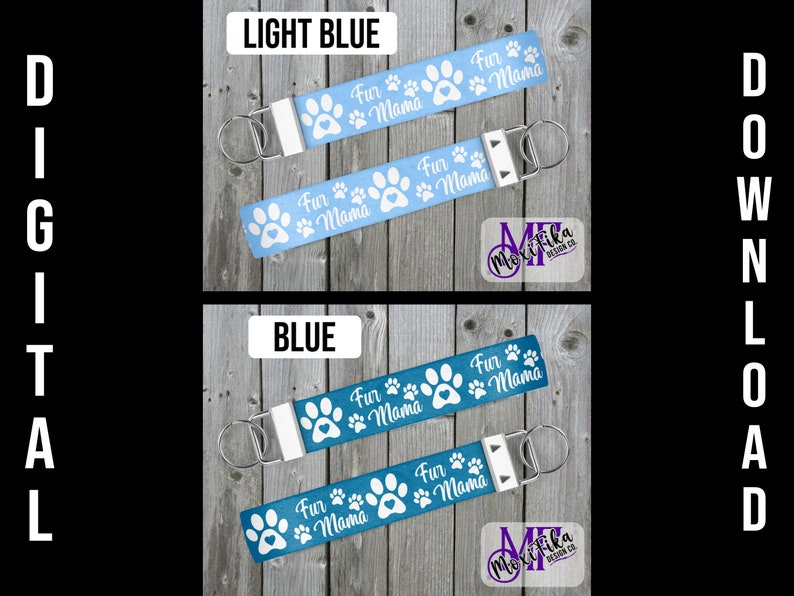 Fur Mama Digital Designs for Sublimation of Keychain Wristlets - Fur ...