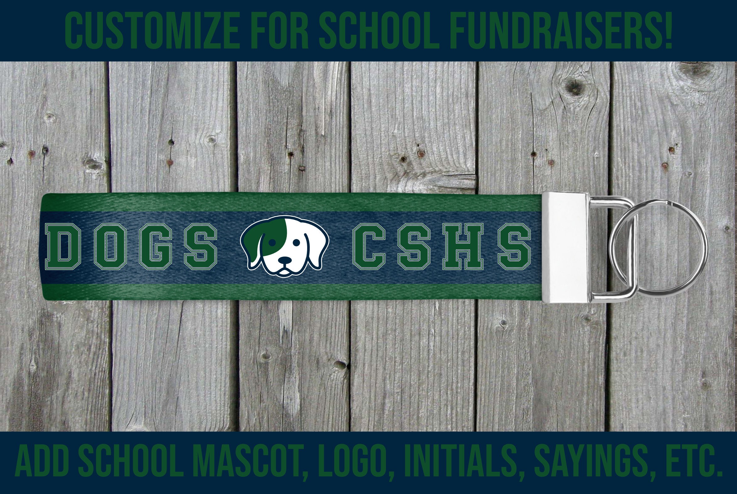 Green and Navy Backgrounds for Sublimation of Keychain Wristlets ...