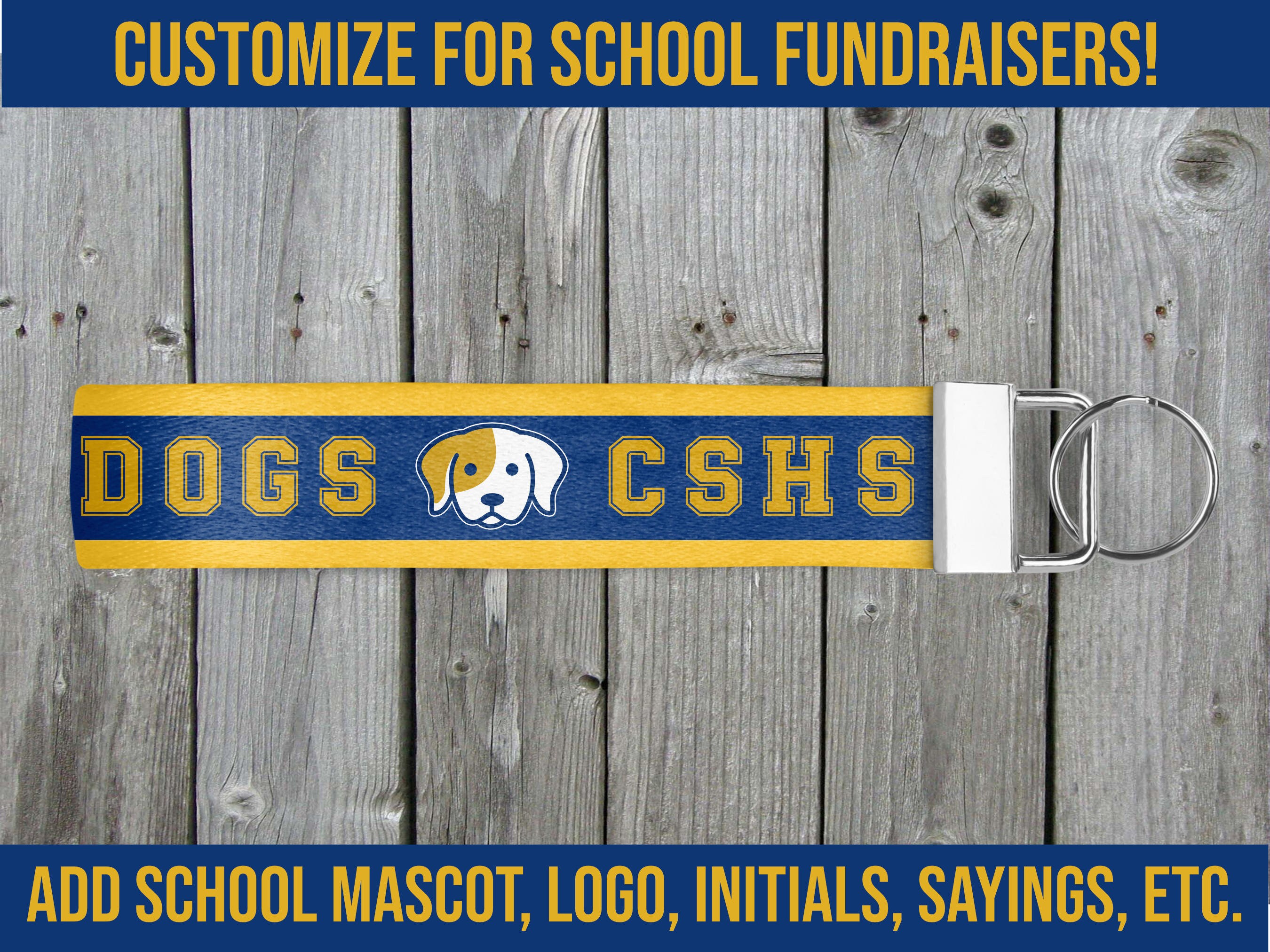 Blue and Gold Backgrounds for Sublimation of Keychain Wristlets ...