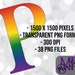 Rainbow Pride Flag Alphabet Set Rainbow Letters Clipart Gay Pride Flag ...