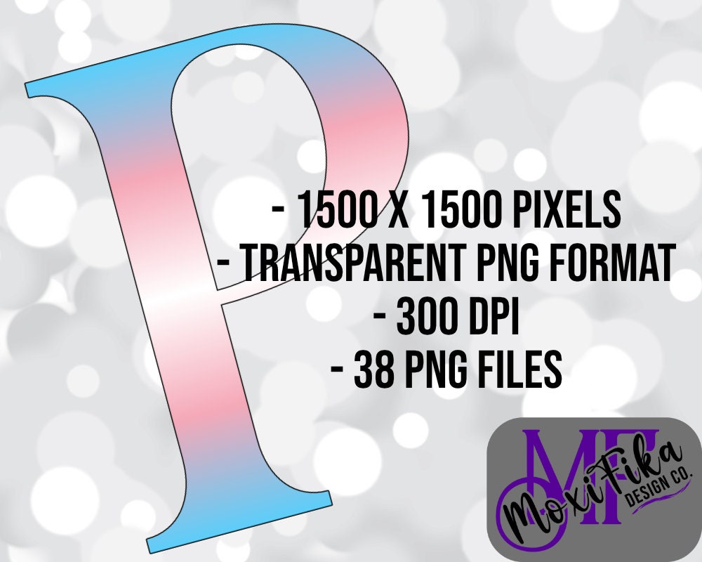 Transgender Pride Flag Alphabet Set - Transgender Letters Clipart ...