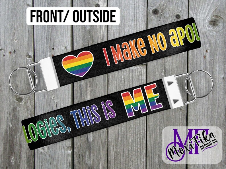 Gay Pride Flag Keychain PNG for Sublimation - Gay Pride Keychain ...