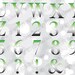 Aromantic Pride Flag Alphabet Set Aromantic Letters Clipart Aromantic ...