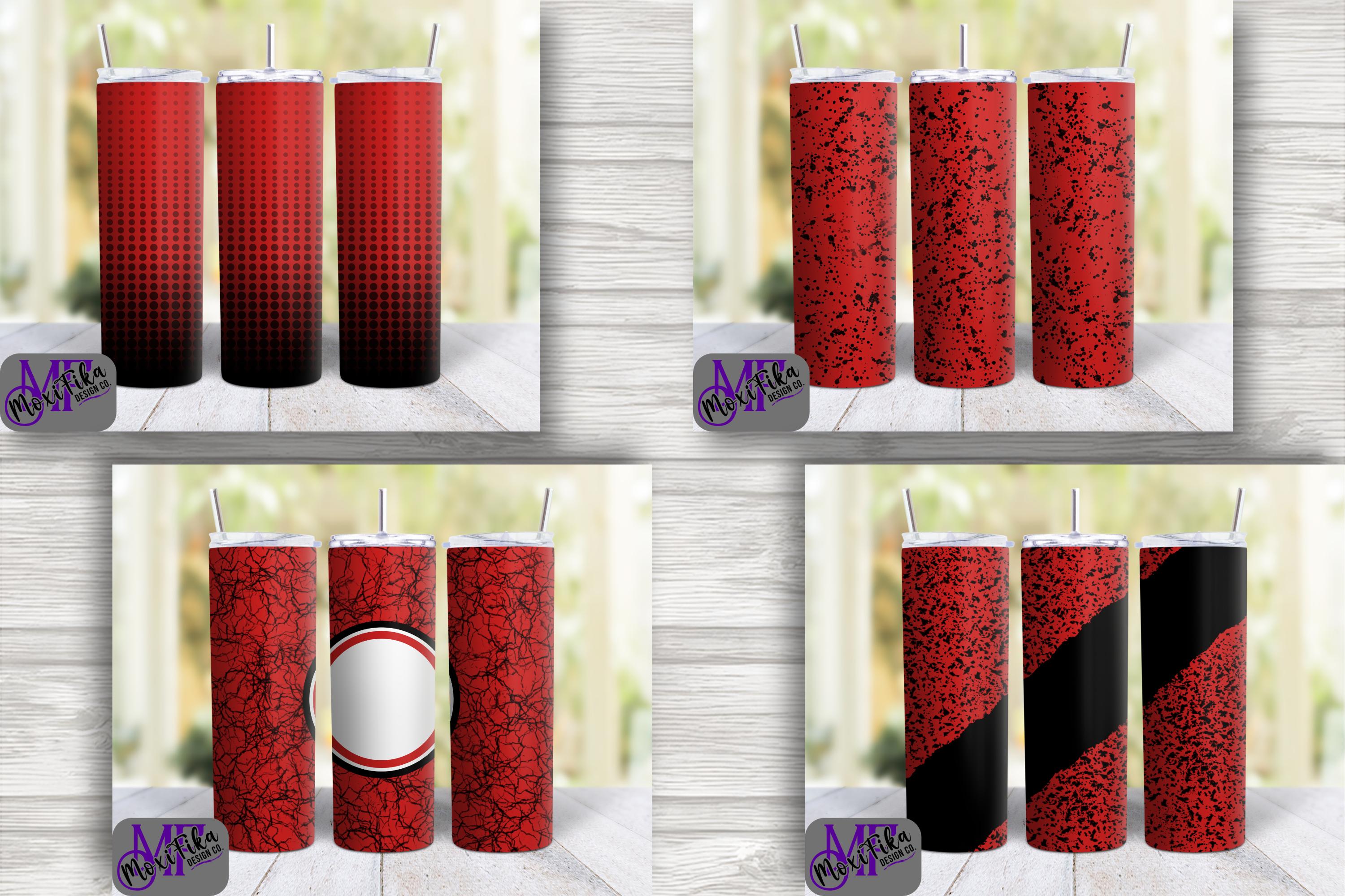 Red and Black Backgrounds for Sublimation of Tumblers - School ...