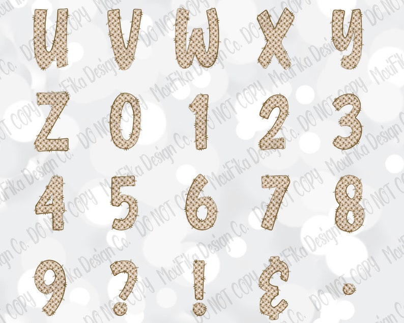 Paw Print Doodle Alphabet Set - Paw Prints and Bones Alpha Clipart - 40 ...