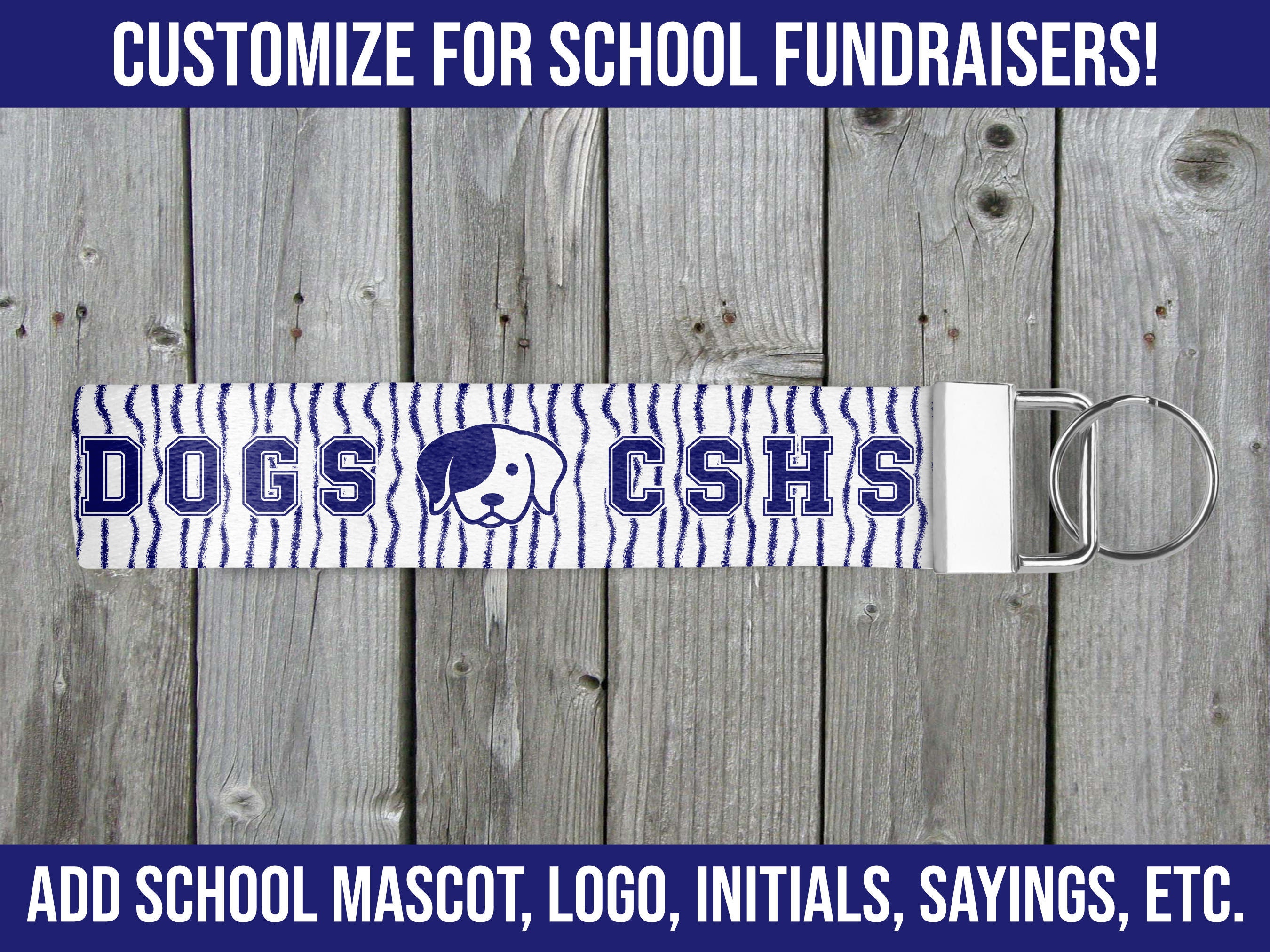 Navy and White Backgrounds for Sublimation of Keychain Wristlets ...