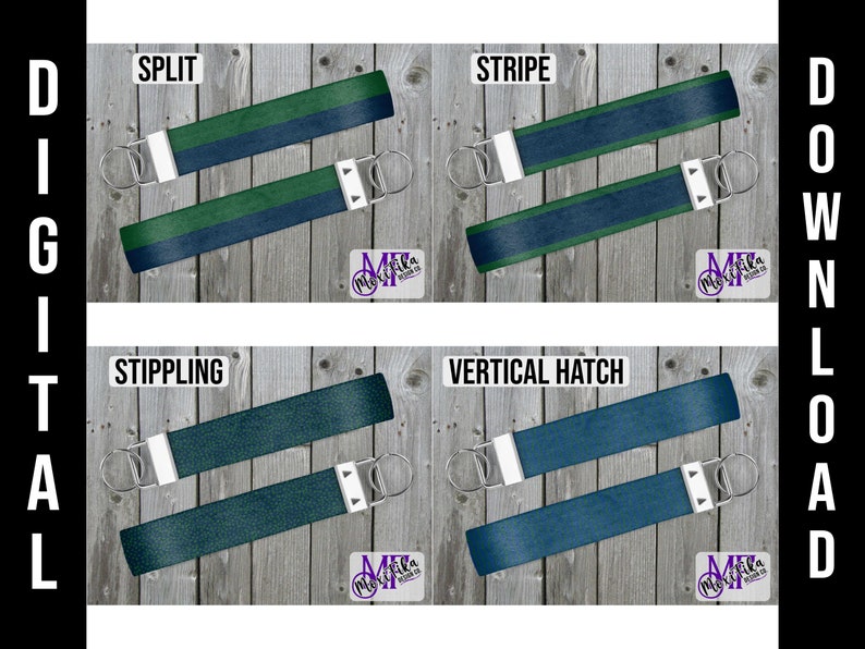 Green and Navy Backgrounds for Sublimation of Keychain Wristlets ...