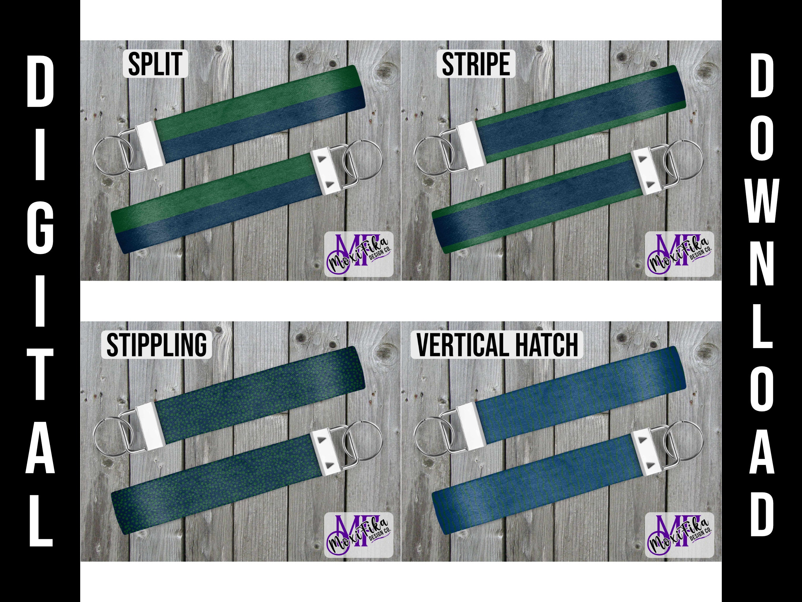 Green and Navy Backgrounds for Sublimation of Keychain Wristlets ...