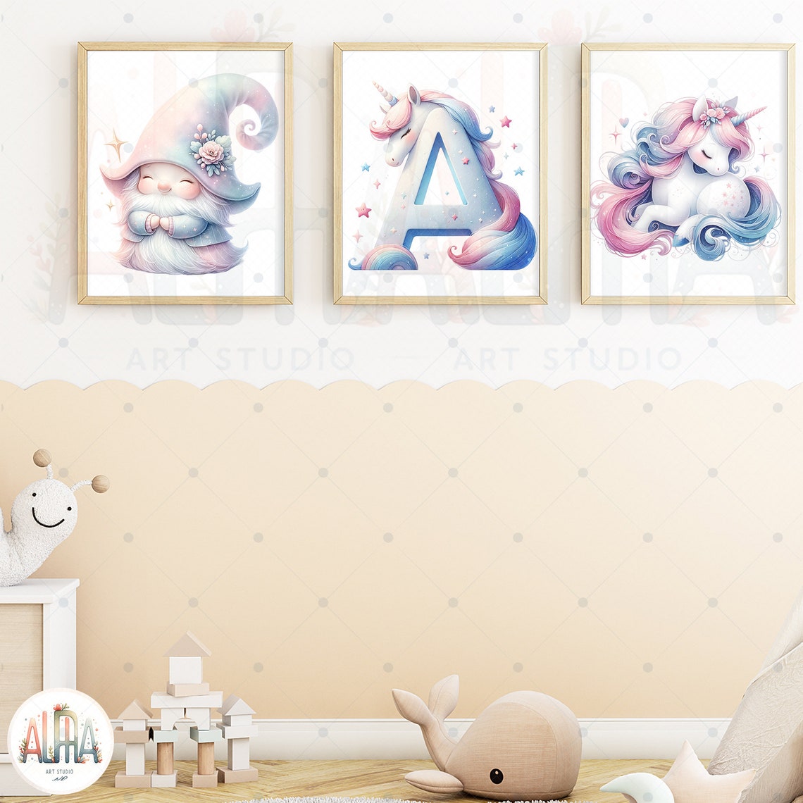 Watercolor Cute Unicorn Alphabet Clipart Png,doodle Letters Alphabet ...