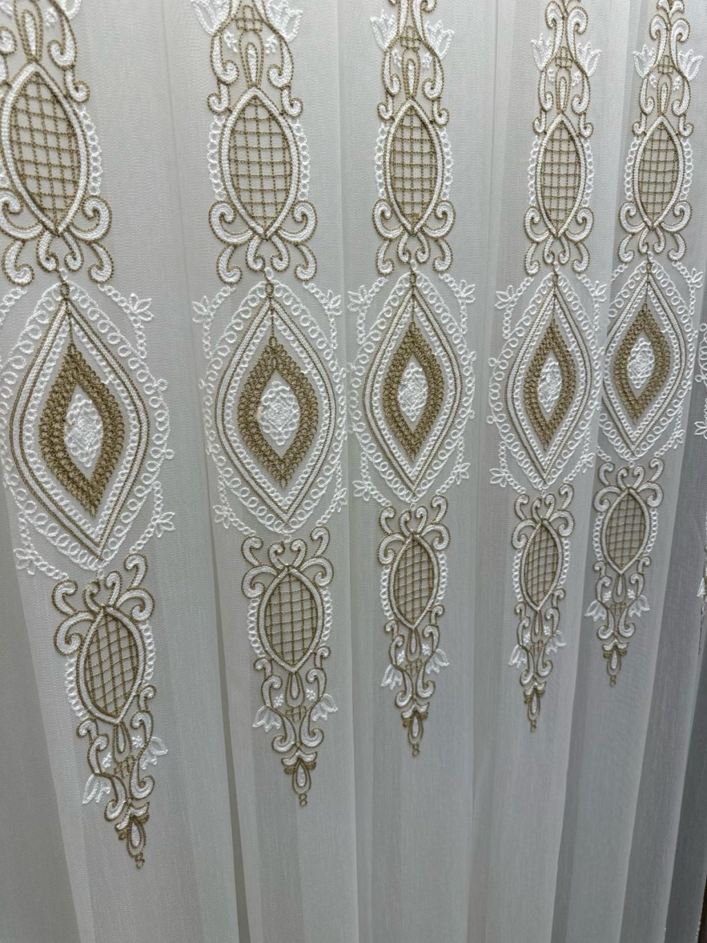 Modern Sheer Curtains, Luxury Adjustable Linen Sheer Drapery, Curtain ...