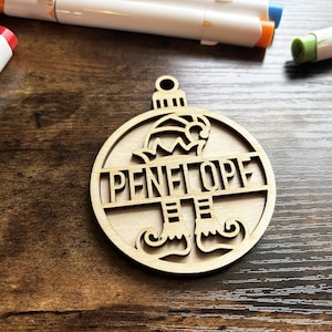 Personalized DIY Christmas Tree Ornament Kids Craft - Etsy