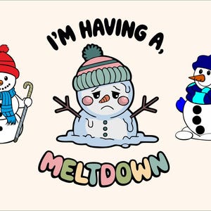 Snowman Dxf Svg Bundle, Snowman Silhouette, Snowman Clipart Png ...