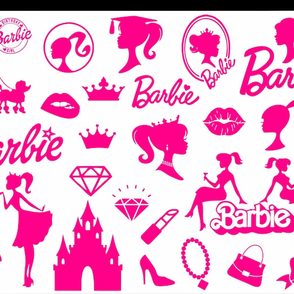 Barbie Svg - Etsy