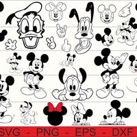 Mickey Svg - Etsy