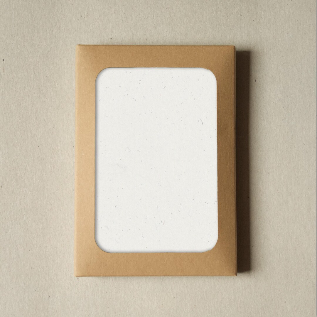 C6 Kraft Card Display Box Sample: Locking Greetings Card Packaging - Etsy