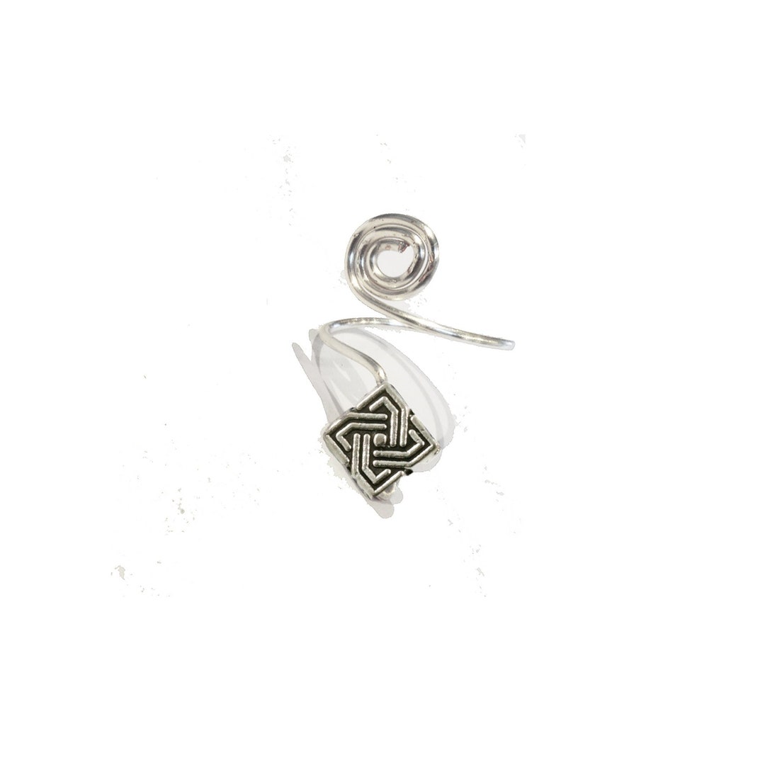 Celtic Knotwork Toe Pinky or Finger Ring Adjustable. - Etsy