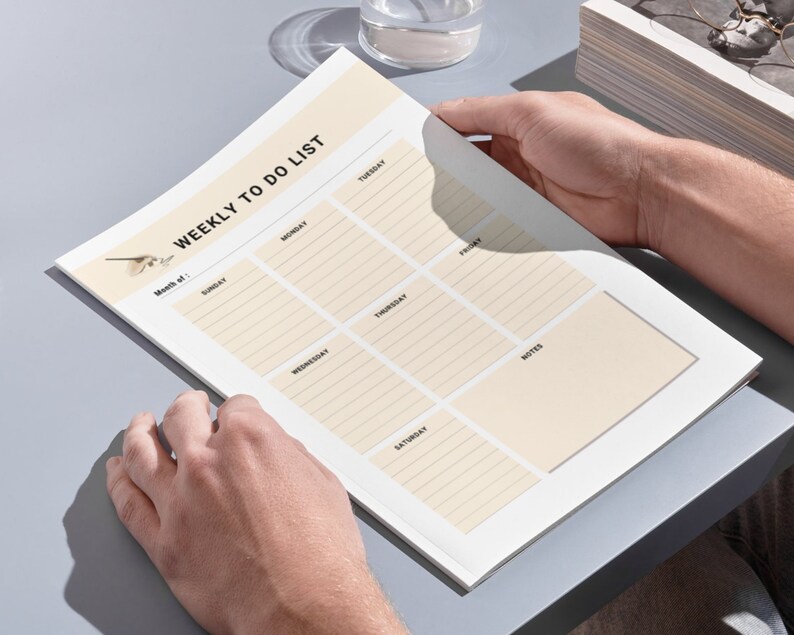 Editable to Do List, Simple Tasks List Template, Minimalist ...