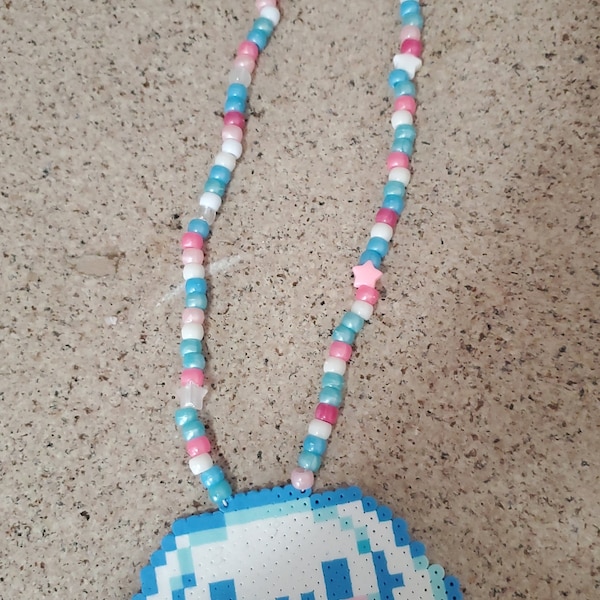 Perler Bead Necklace - Etsy