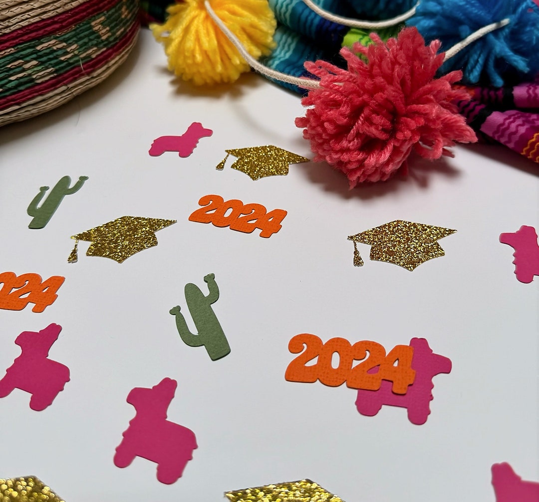Graduation Fiesta Confetti Custom Colors Taco Bout a Grad Nacho Average ...