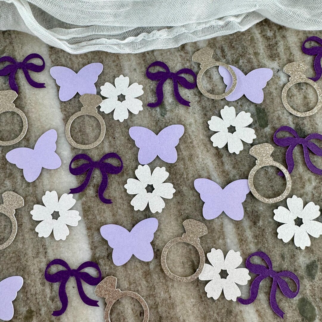 He Gives Me Butterflies Confetti: Bridal Shower Table Scatter - Etsy