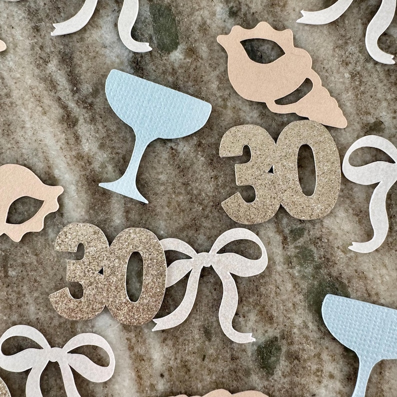The Summer I Turned [age] Confetti: Custom Birthday Table Scatter - Etsy