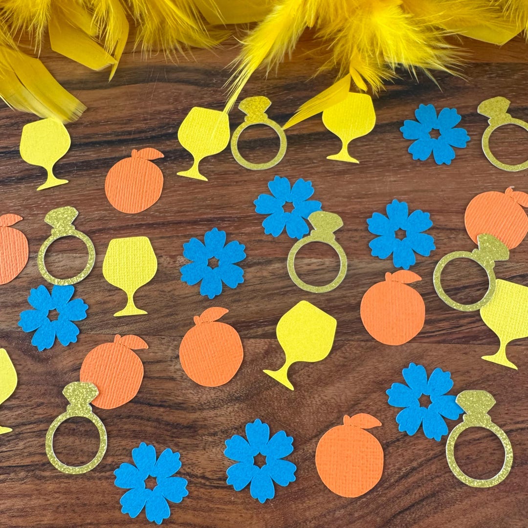 Italian Summer Confetti: Bachelorette Table Scatter, Ciao Bella Theme ...