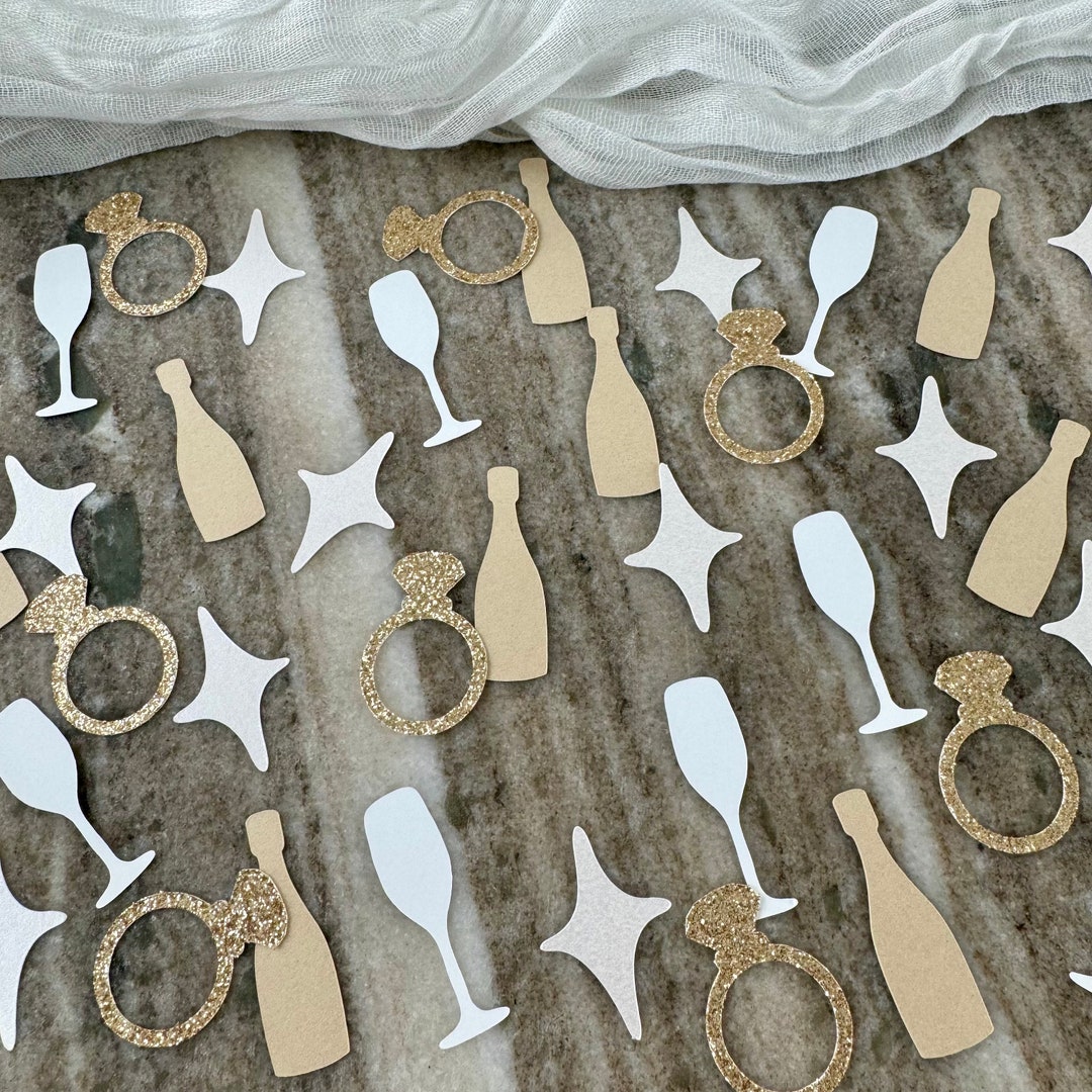 Gold Rush Confetti - Bachelorette Table Decoration/decor - Color ...