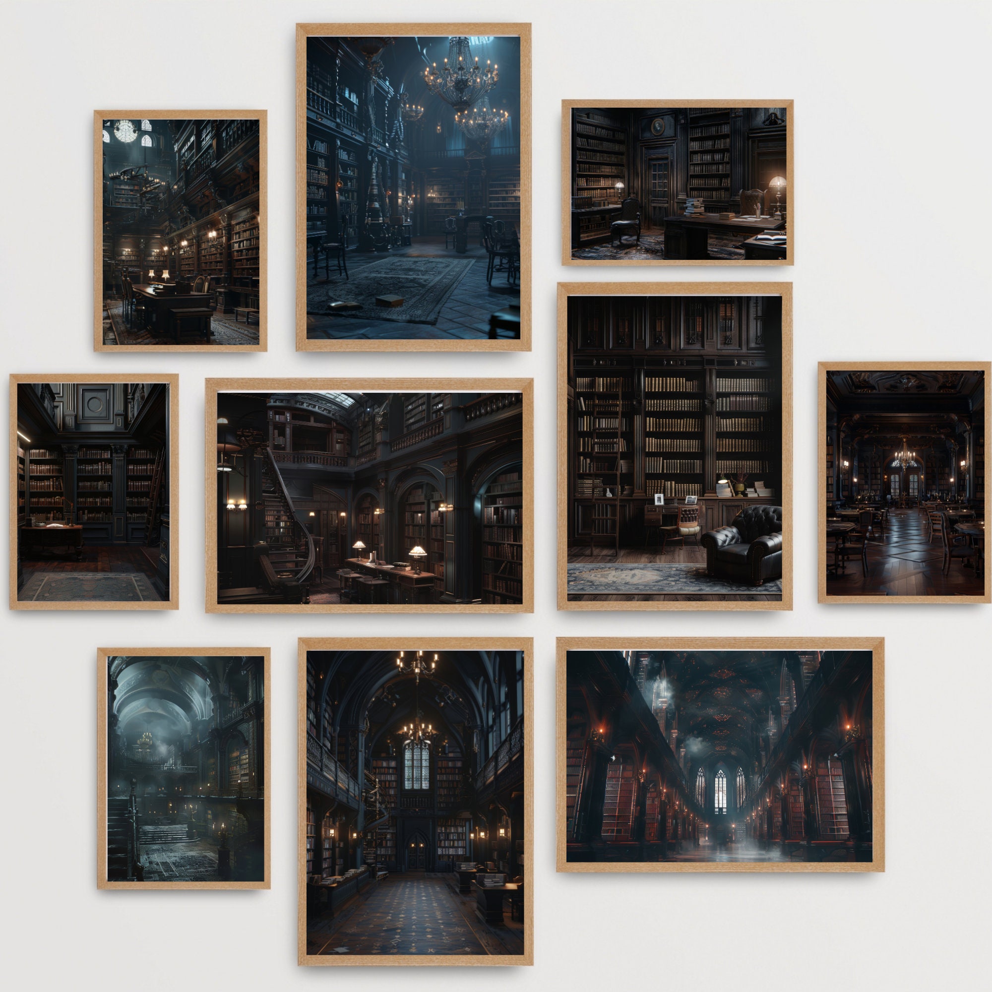 Set of 50 Dark Academia Prints – Mega Bundle of Dark Academia Decor ...