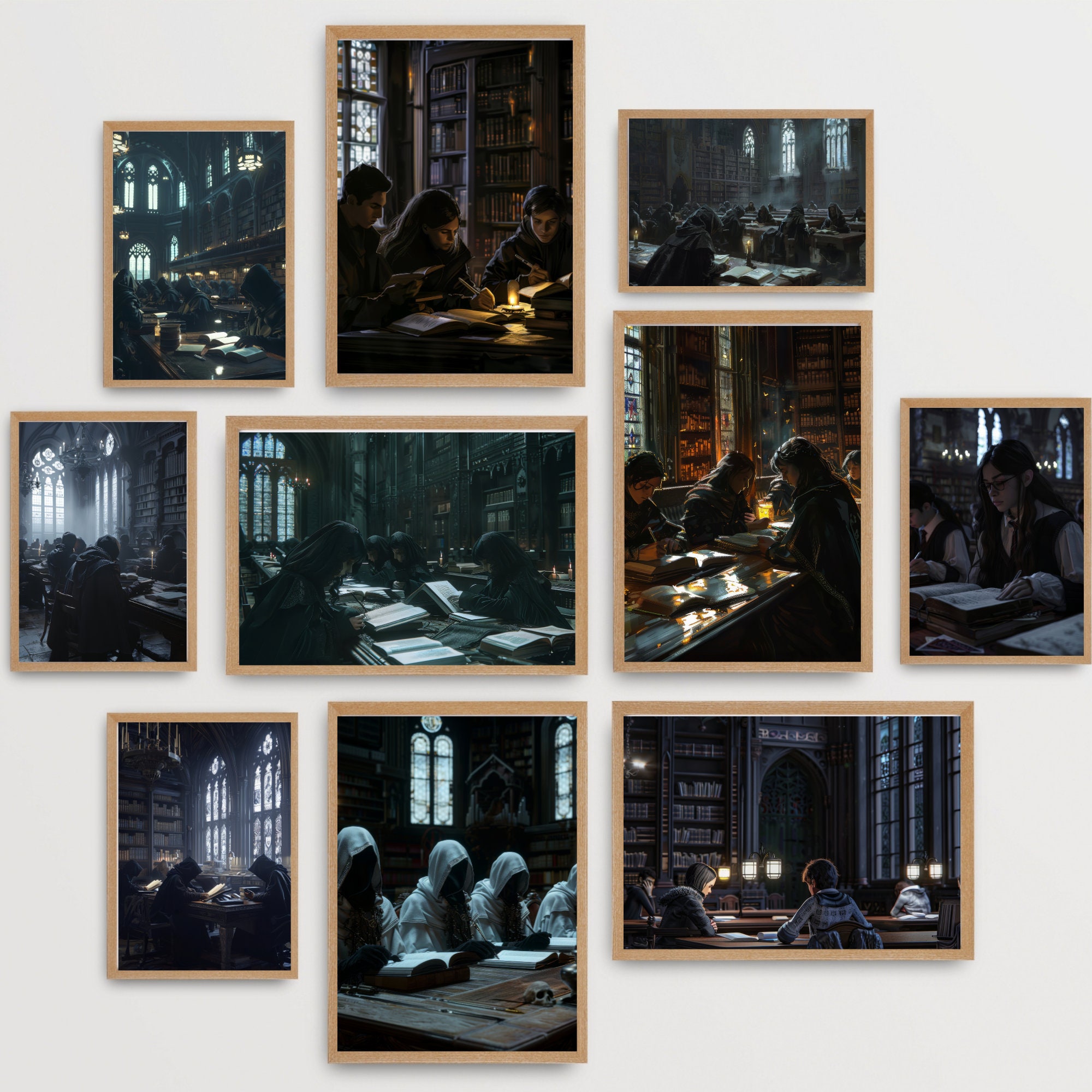 Set of 50 Dark Academia Prints – Mega Bundle of Dark Academia Decor ...